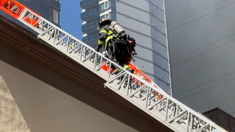 Fire breaks out at historic Broadway theater that hosts 'The Book of ...