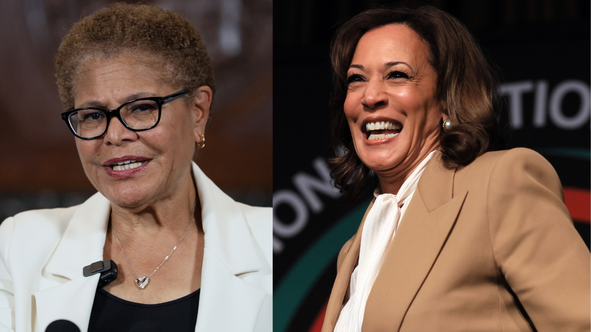 Kamala Harris endorses Karen Bass for re-election