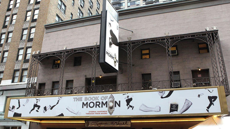 Fire breaks out at historic Broadway theater that hosts 'The Book of ...
