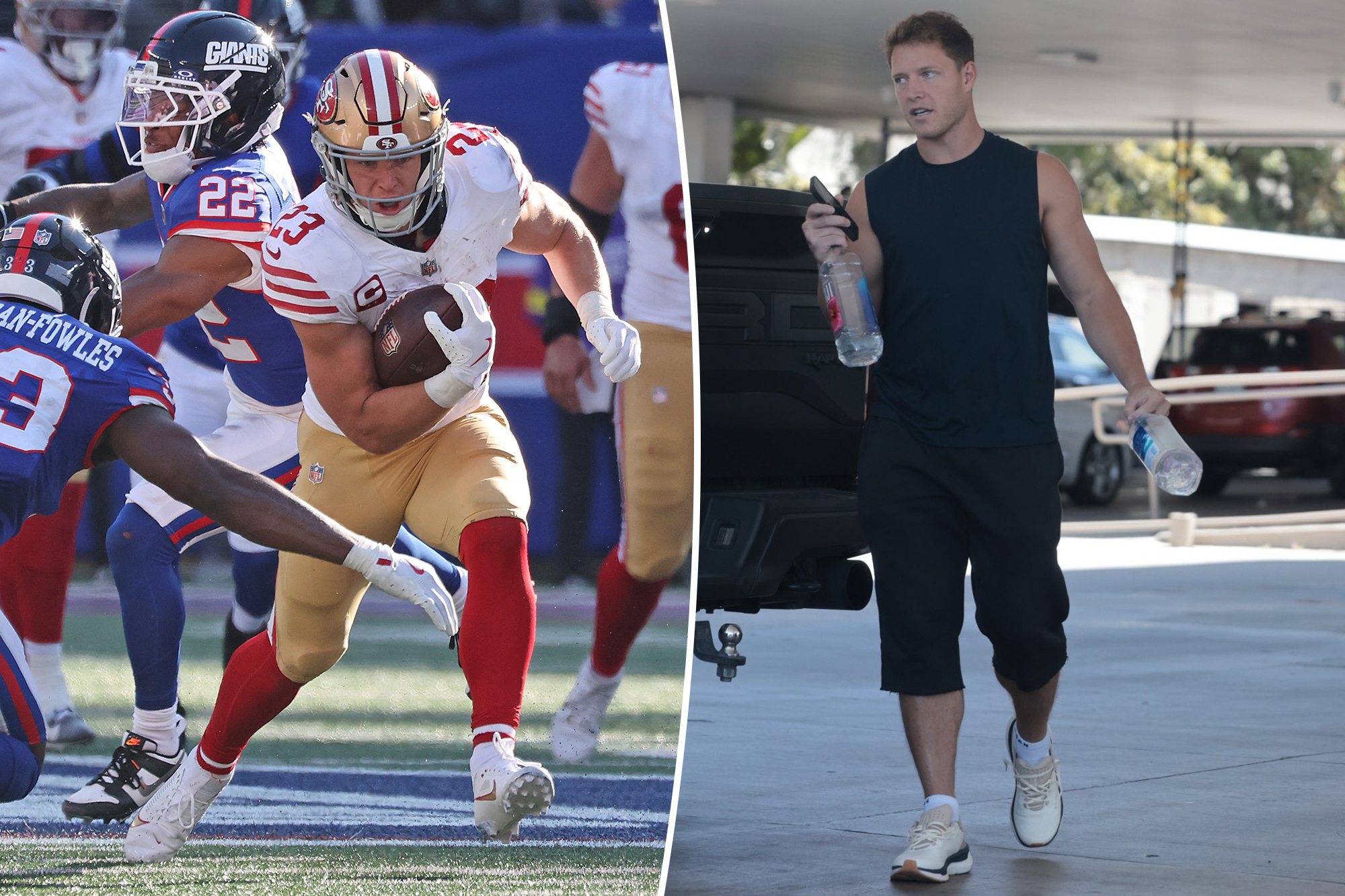 Christian McCaffrey unveils wild new training technique