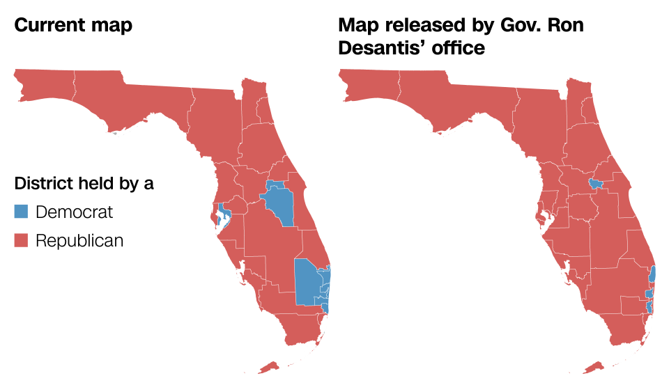 How Florida designed a US House map aiming to give Republicans four ...