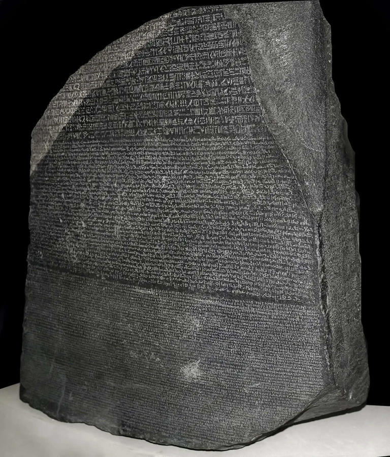 In 1799, soldiers fixing a wall found a slab that unlocked a language ...
