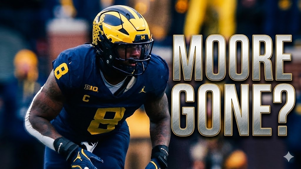 How does Michigan's depth chart look after Derrick Moore's exit to NFL ...