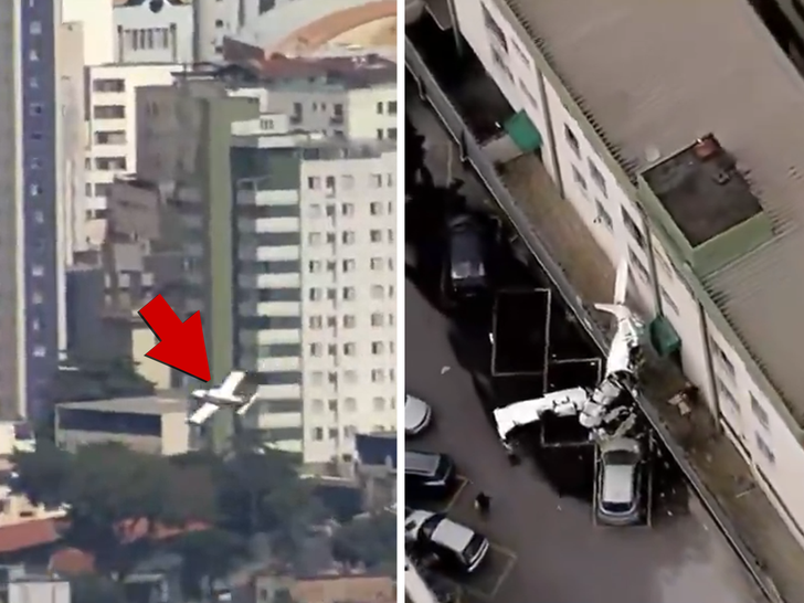 Plane crashes into building in Brazil, on video, casualties reported