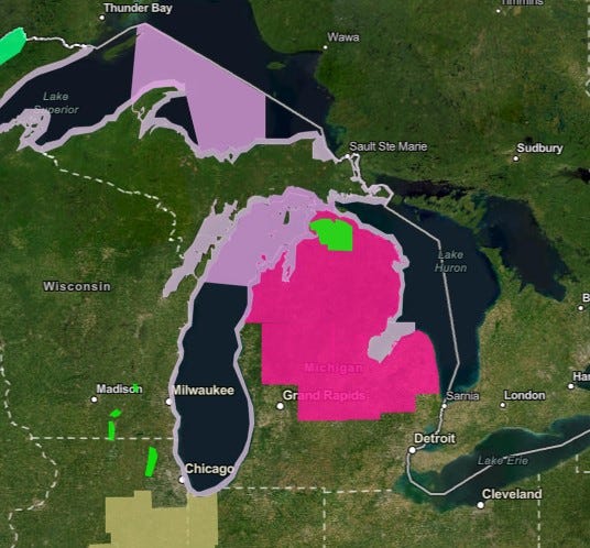 Much of Lower Michigan under red flag warning as fire risk rises