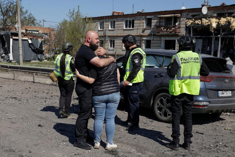Russian missile strike kills seven in Ukraine's Kharkiv region ...