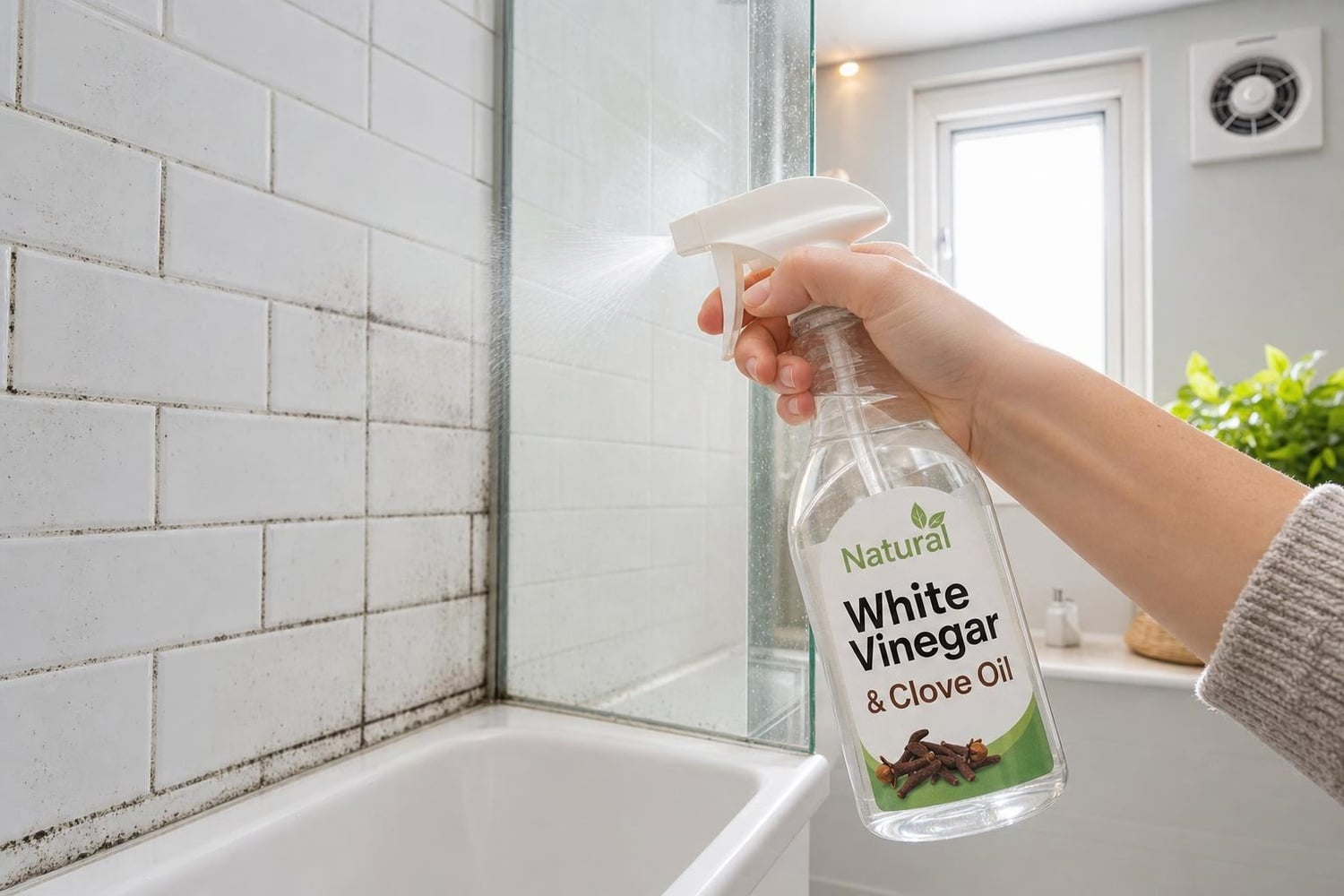 Bathroom mould keeps coming back? This 2‑ingredient natural spray and ...