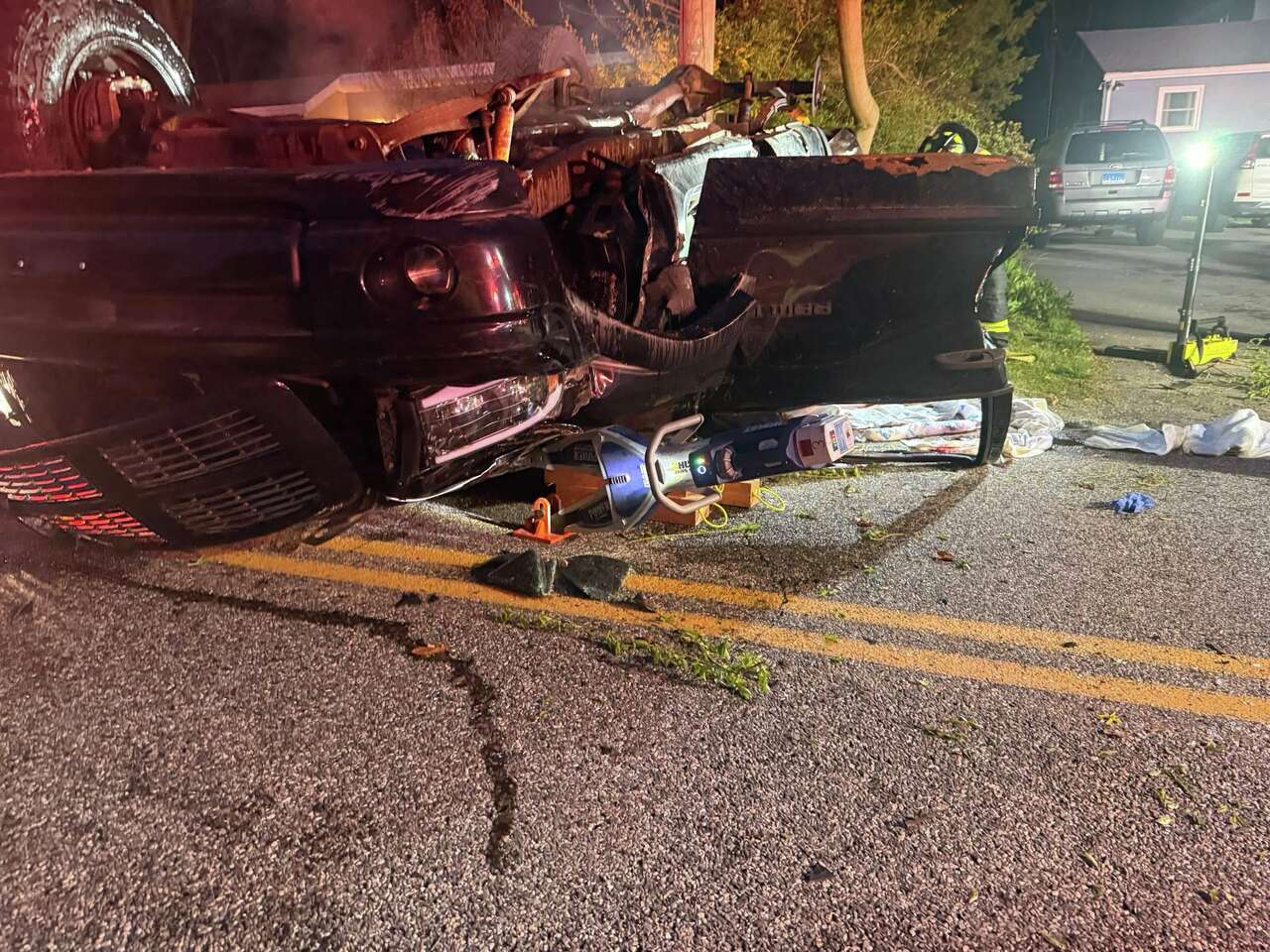 Person rescued from North Stonington rollover crash on Wintechog Hill ...