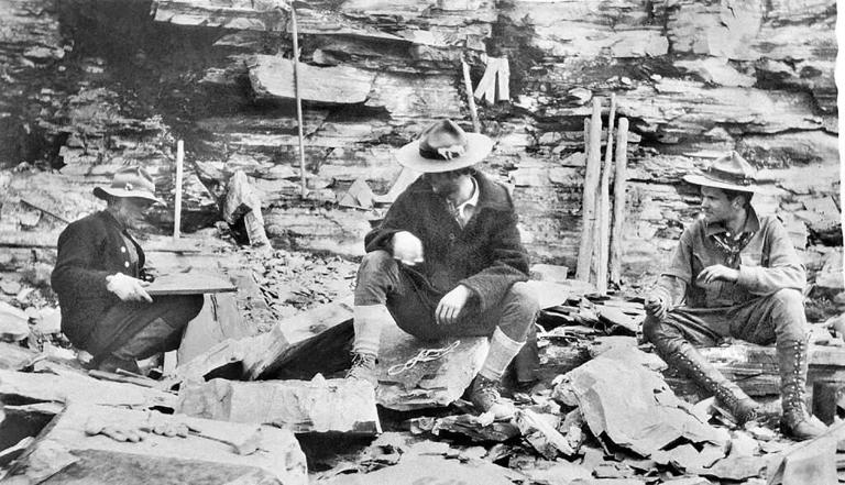 In 1909, an explorer found strange markings in the rock and unearthed ...