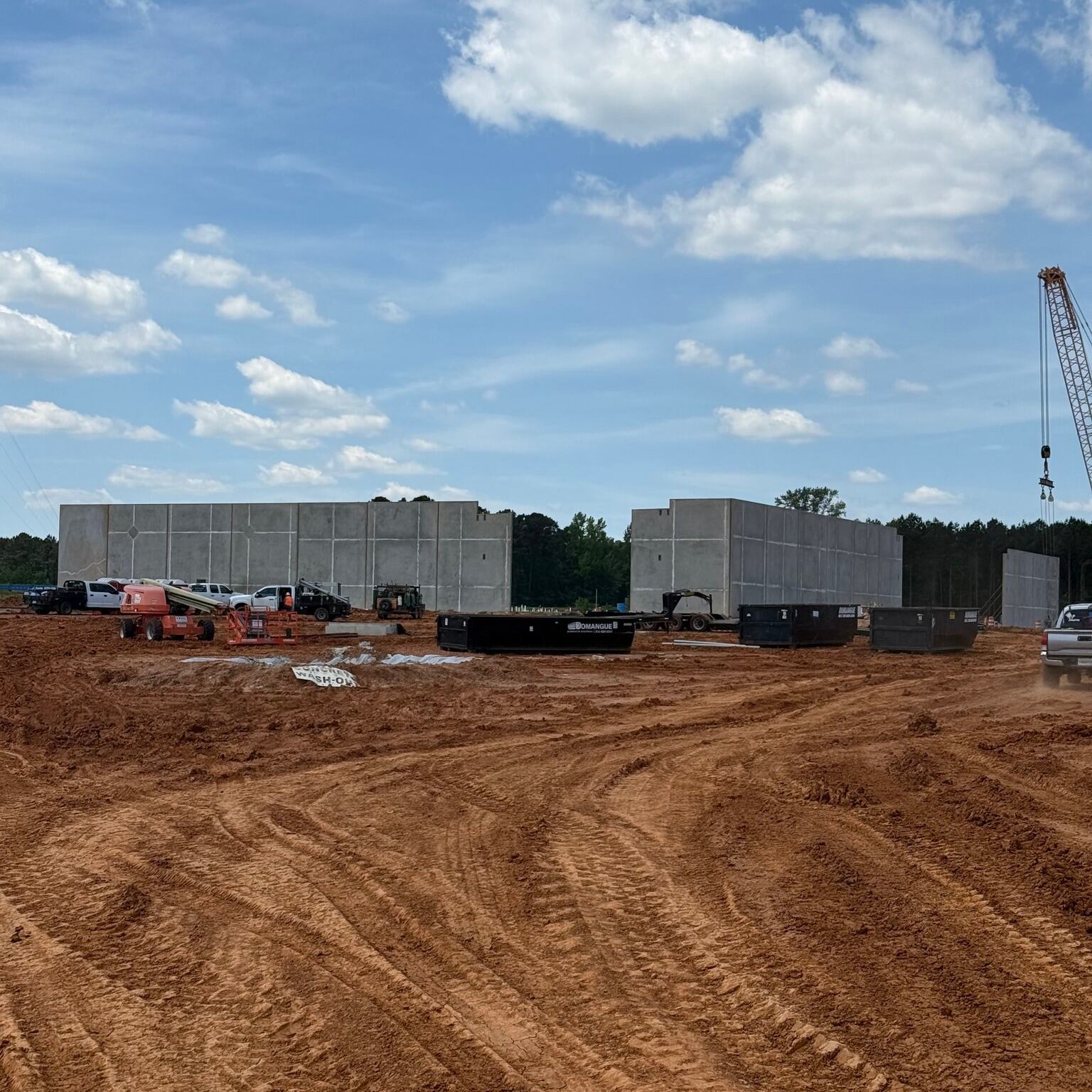 Walls going up at future Ruston Buc-ee’s location