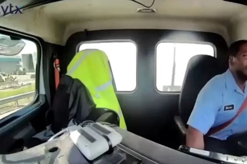 'Singing' bakery van driver interrupted as 221-passenger plane smashes ...