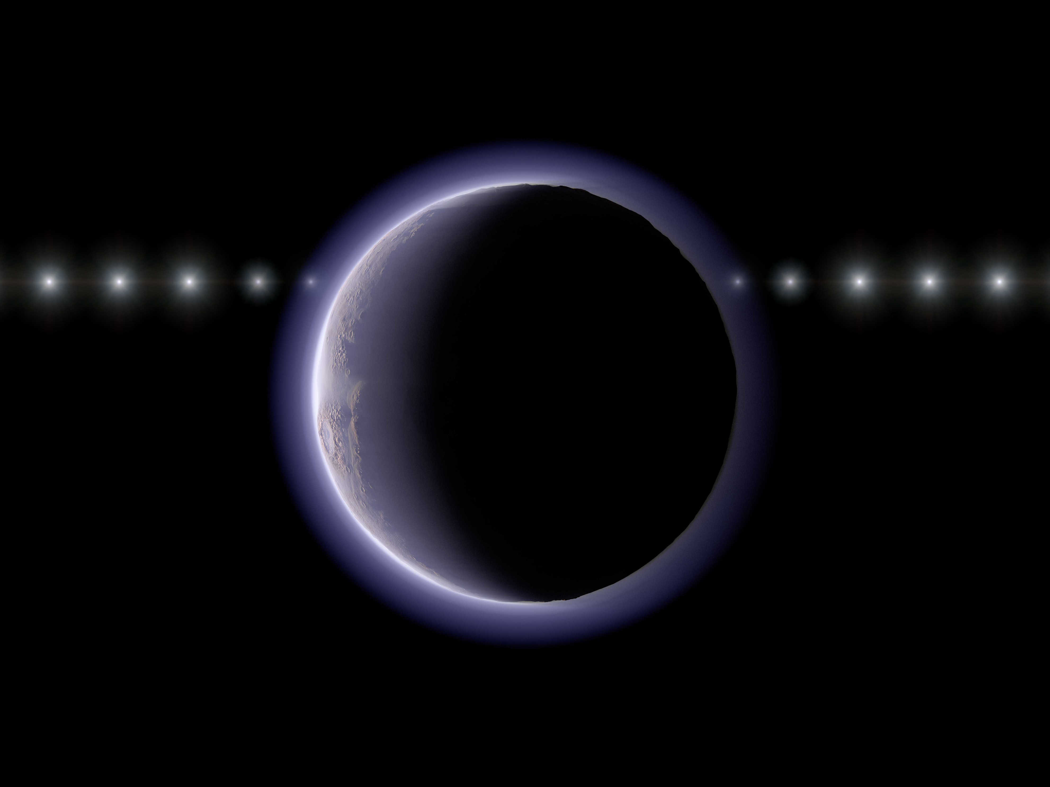Astronomers believe they've detected an atmosphere around a tiny, icy ...