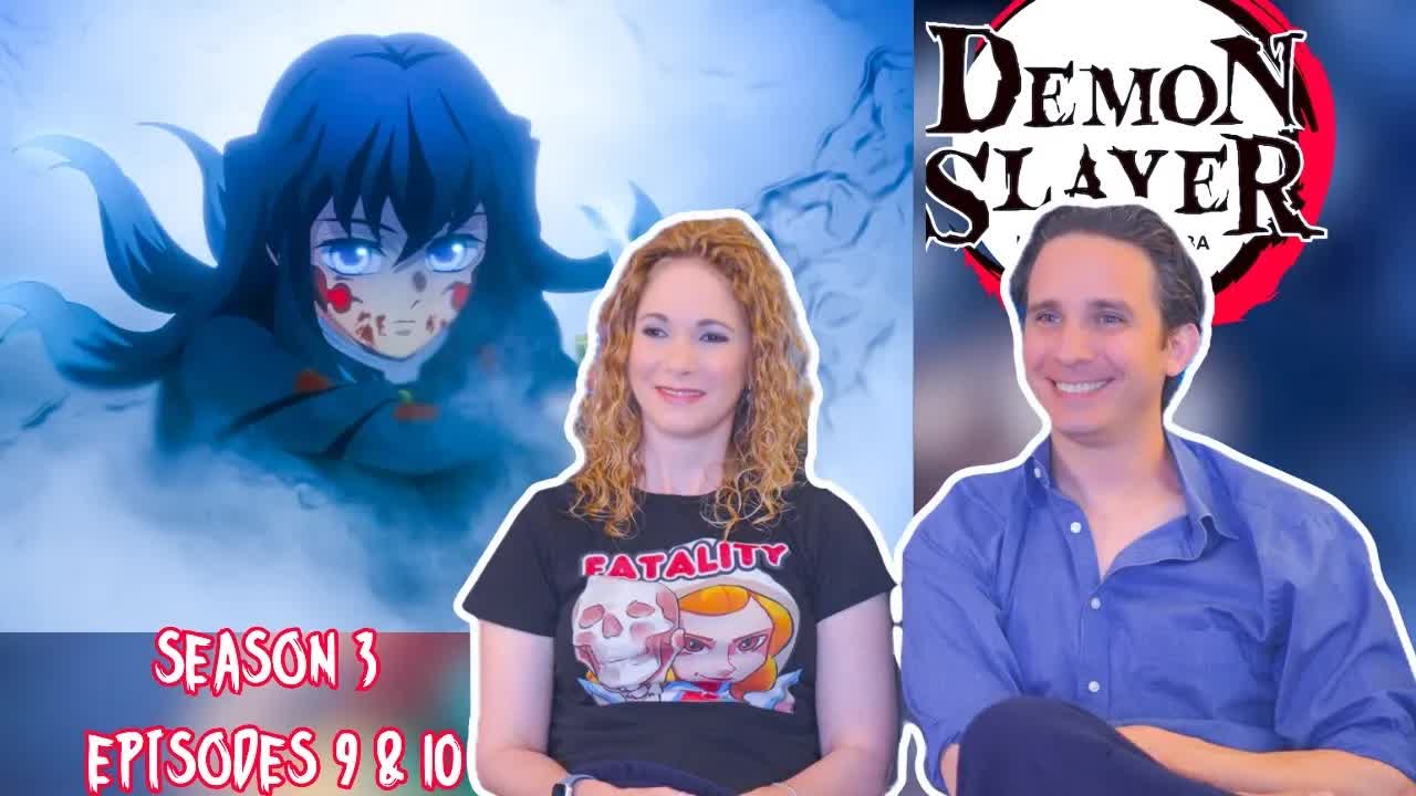 Demon Slayer season 3 reaction | Episodes 9 & 10 | DUB