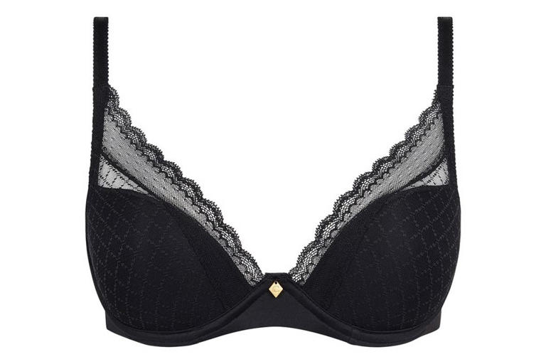 Implants? Nope, I credit this French bra for flattering my postpartum shape