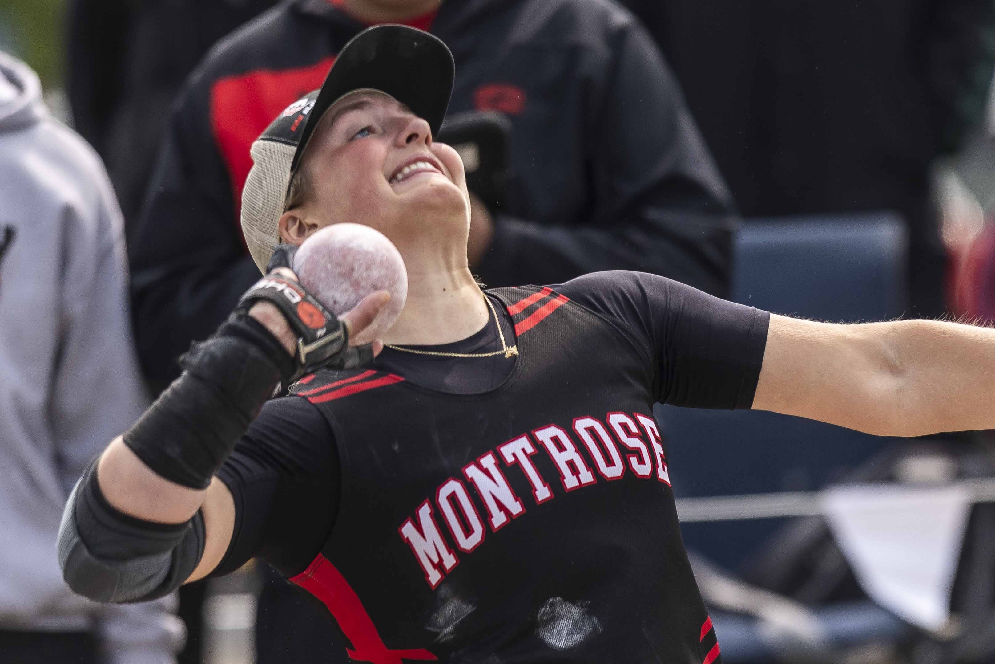 Five days, three record-breaking throws for Montrose’s Addyson Stiverson