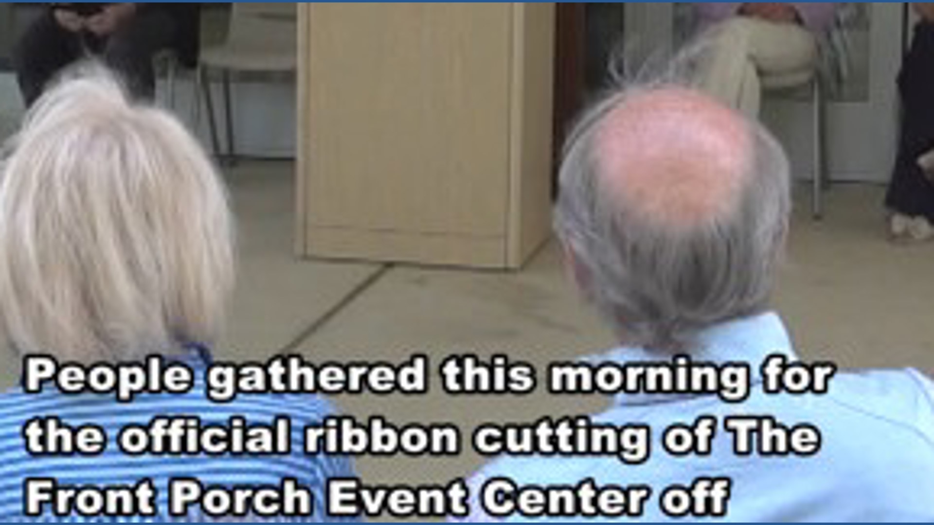 The Front Porch ribbon cutting