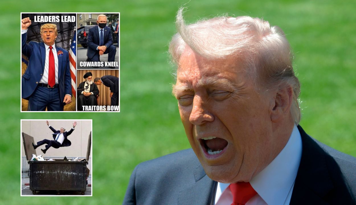 Trump posts bonkers memes slamming political foes from 'traitor' Obama ...