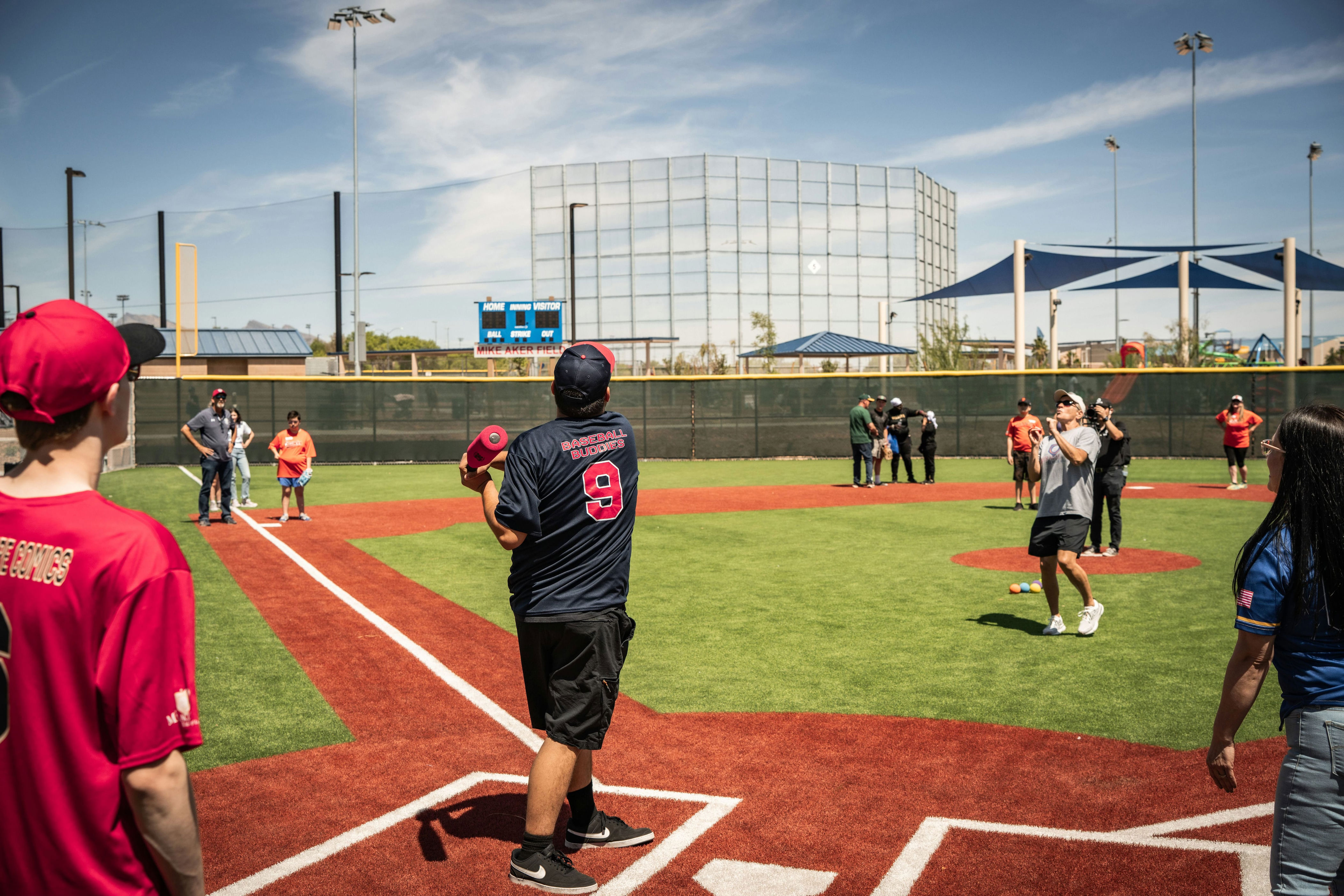 Desert Breeze Park opens new baseball fields, adds Nevada’s first ...