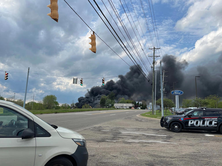 Jackson Twp. firefighters searching for cause of Fosnaught Auto Parts ...