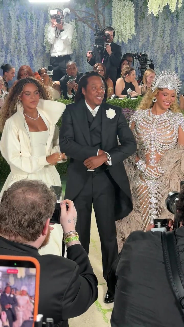 Beyonce, Jay-Z, and Blue Ivy at the 2026 Met Gala