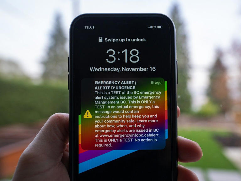 BC emergency alert system to be tested this week