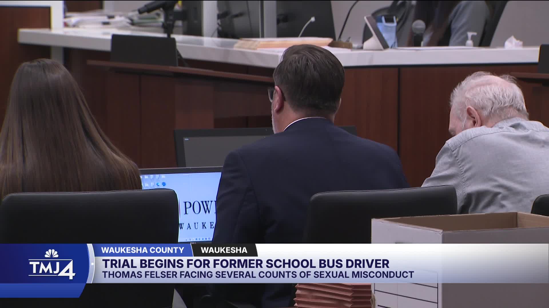 Trial begins for former school bus driver