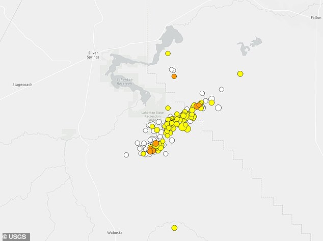 Earthquake swarm rattles Nevada where ground has been slowly ripping ...