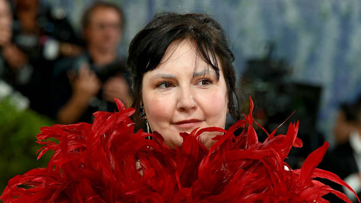 Lena Dunham stuns in bright red Valentino gown at 2026 Met Gala after 7 ...
