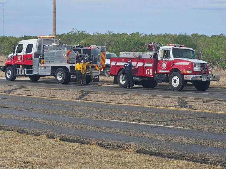 Crews working fire in northwest Amarillo Monday