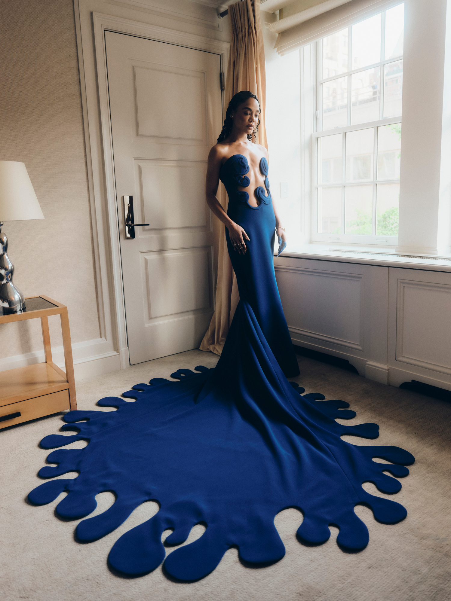 Getting ready with Tessa Thompson in Valentino for the 2026 Met Gala