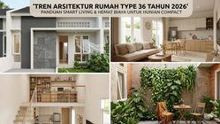 10 desain rumah type 36 tren 2026: Smart, aesthetic, hemat biaya untuk ...
