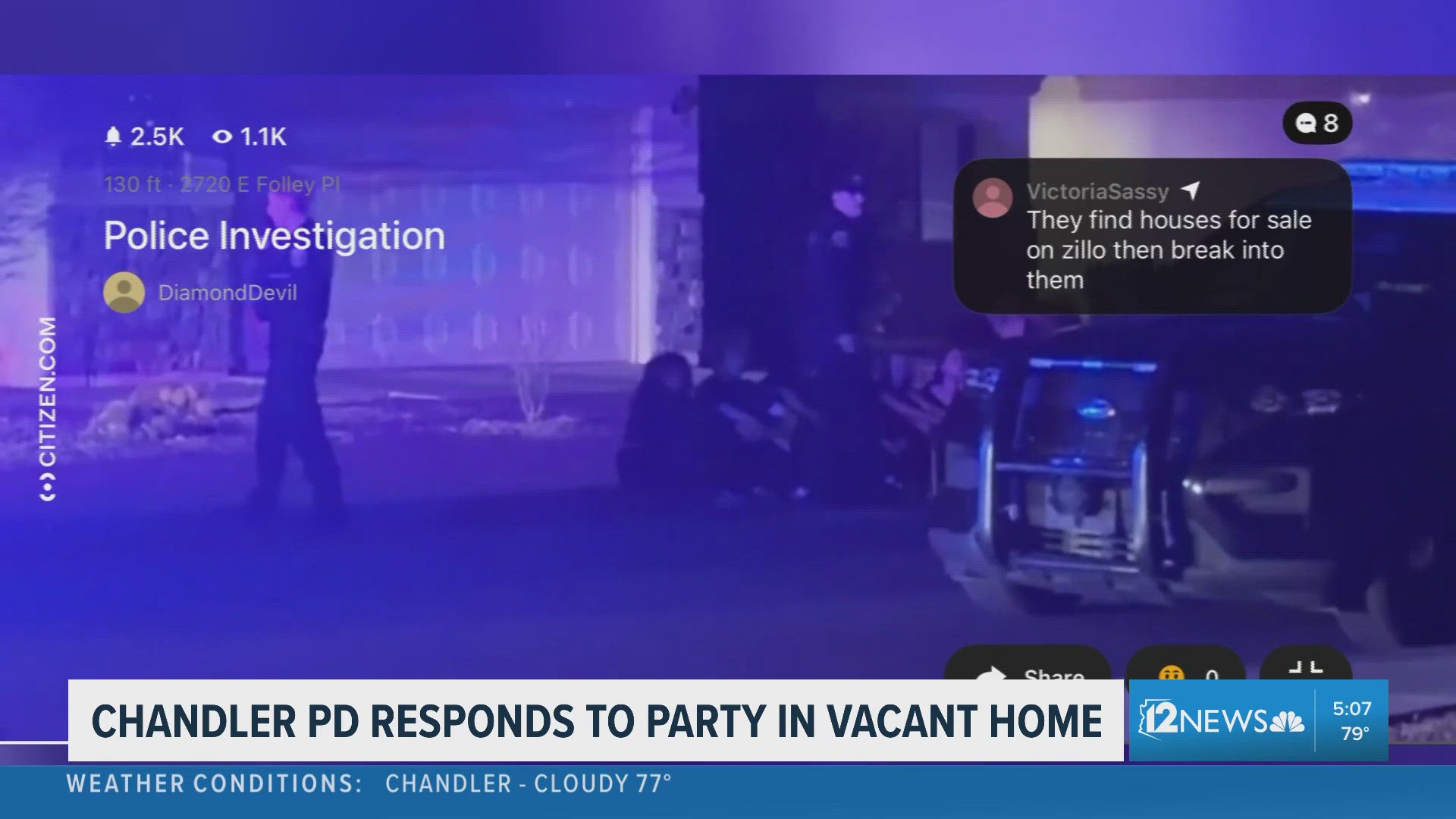 Dozens of teens accused of breaking into vacant home to throw party