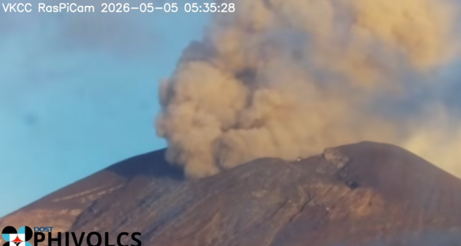PHIVOLCS: Kanlaon volcano emitted ash