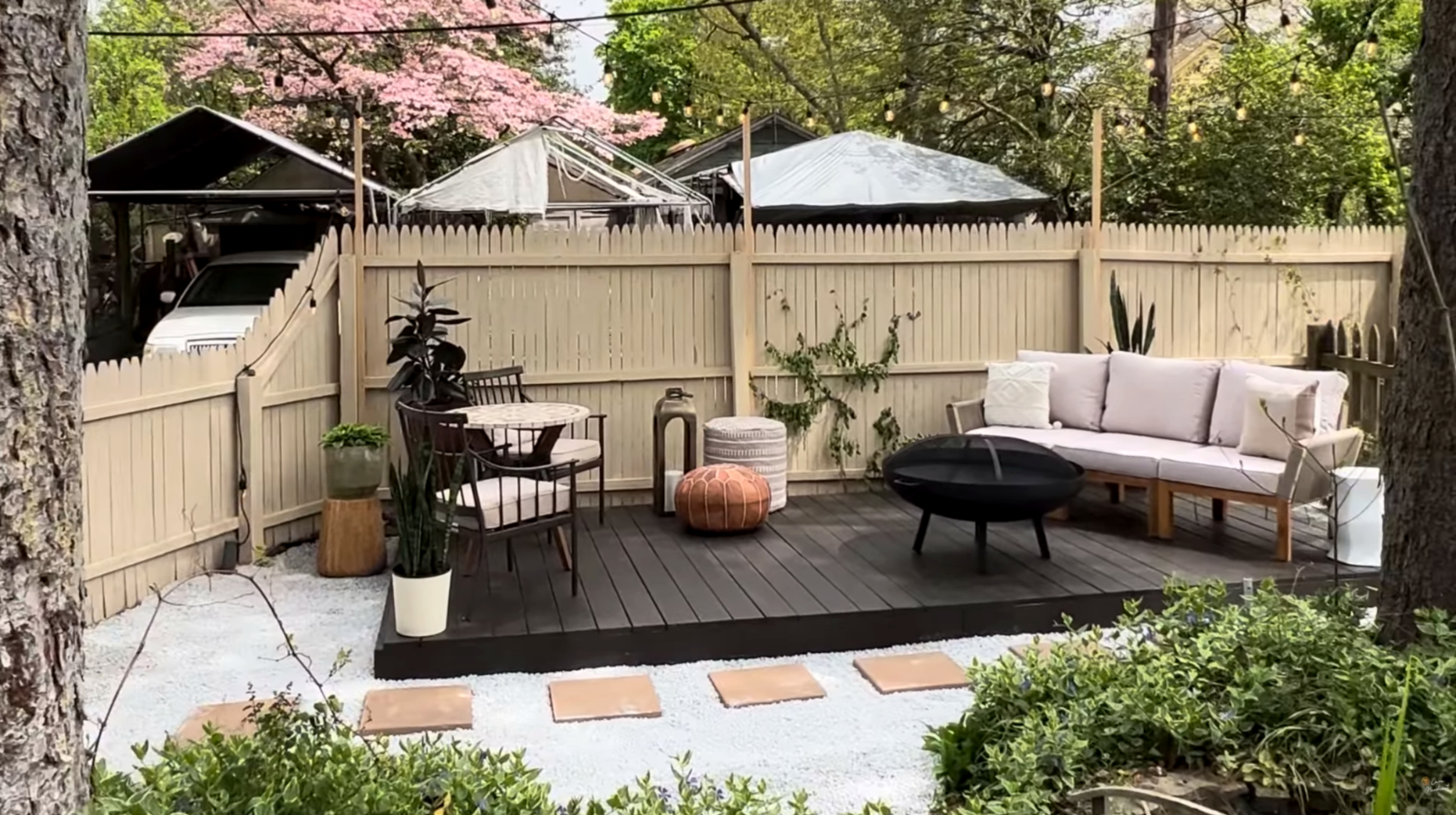 She built a backyard deck in one day using a simple method