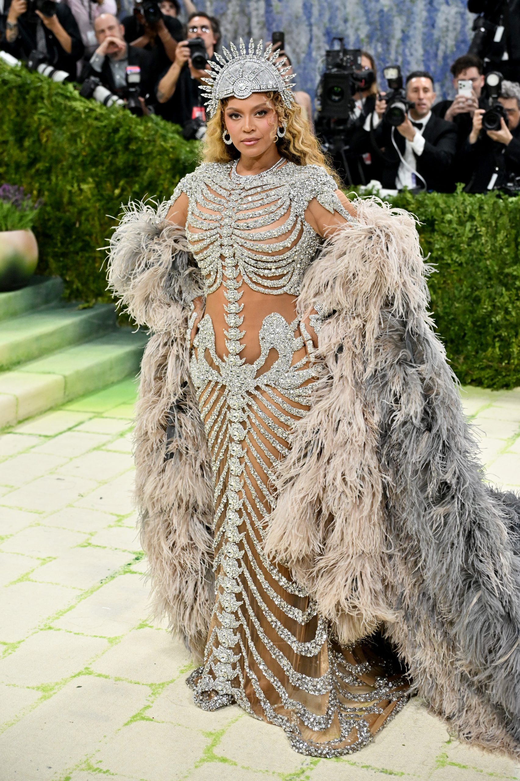 Beyoncé rocked a diamond skeleton to the 2026 Met Gala