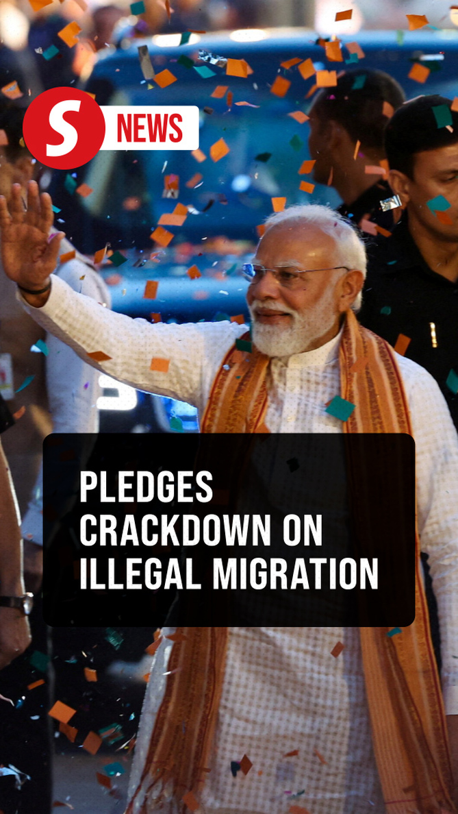 Modi hails BJP’s state poll wins, vows action on migration