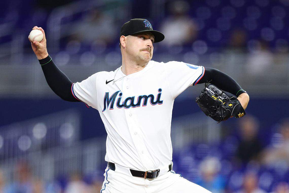 Una joya desconocida. Pitcher de los Marlins demuestra en la derrota un ...