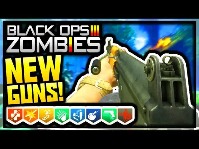 Black Ops 3 Zombies *NEW* DLC weapons gameplay! RPK gameplay (Black Ops ...