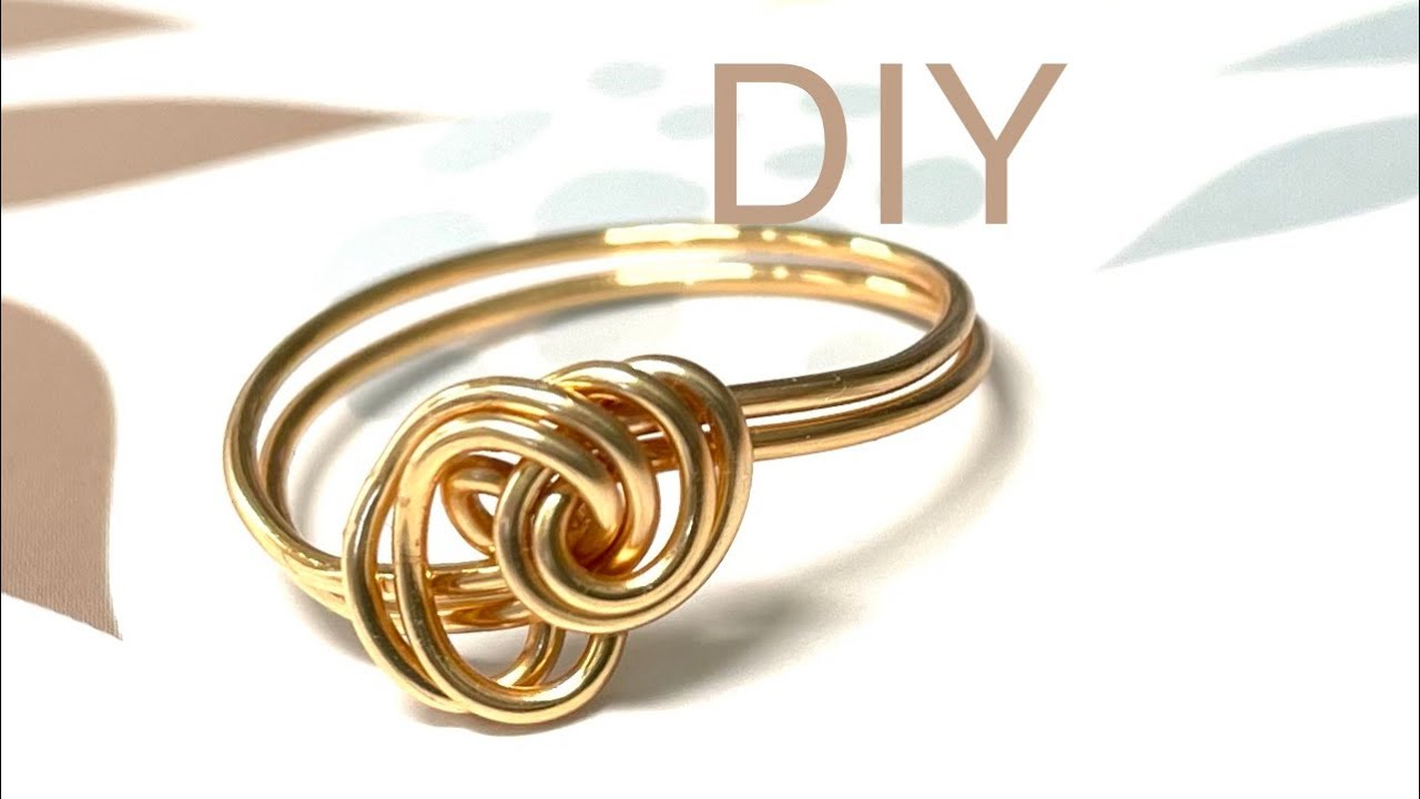 How to make jewelry DIY wire wrap ring tutorial