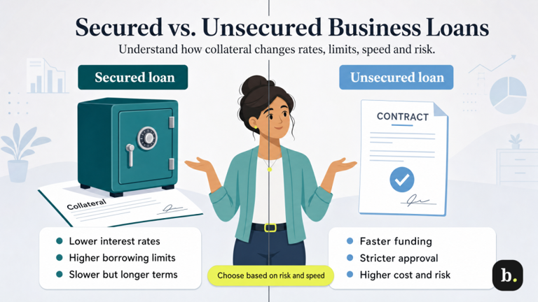 Secured vs. unsecured business loans: Key differences