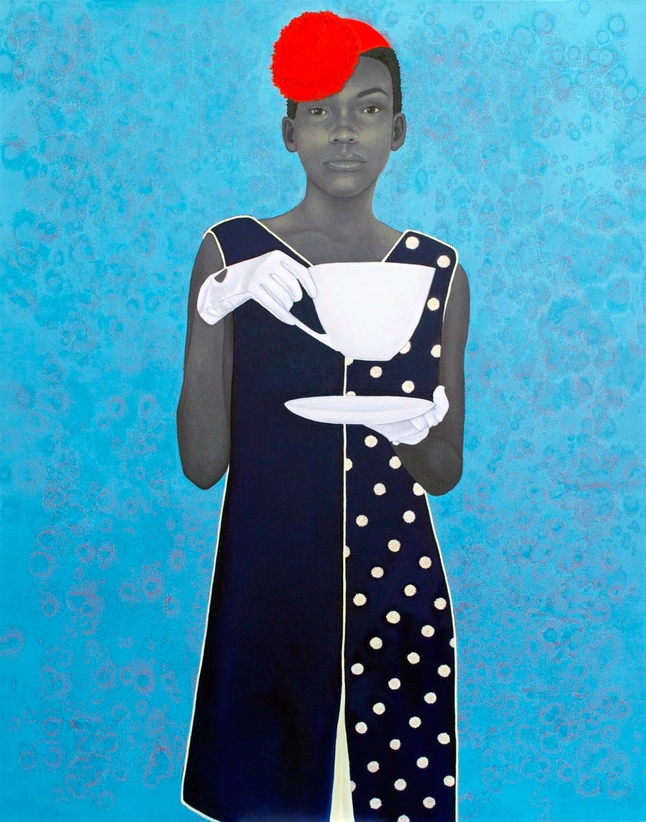 Amy Sherald brings her painting to life at the 2026 Met Gala