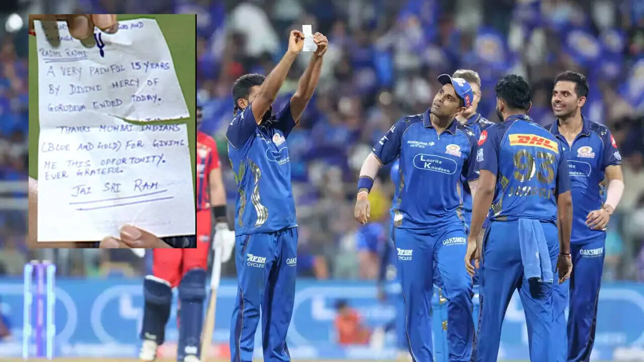 IPL 2026 | 'Jai Shree Ram': A note, a prayer, and Raghu Sharma's 15 ...