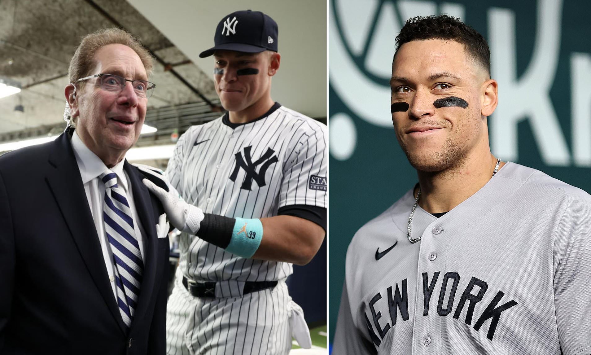 Aaron Judge pays emotional tribute to Yankees icon John Sterling after ...