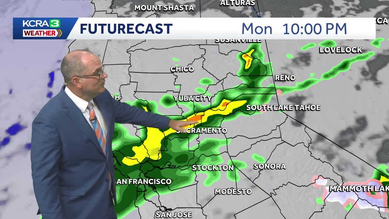 Northern California forecast: Rain increases on Monday evening
