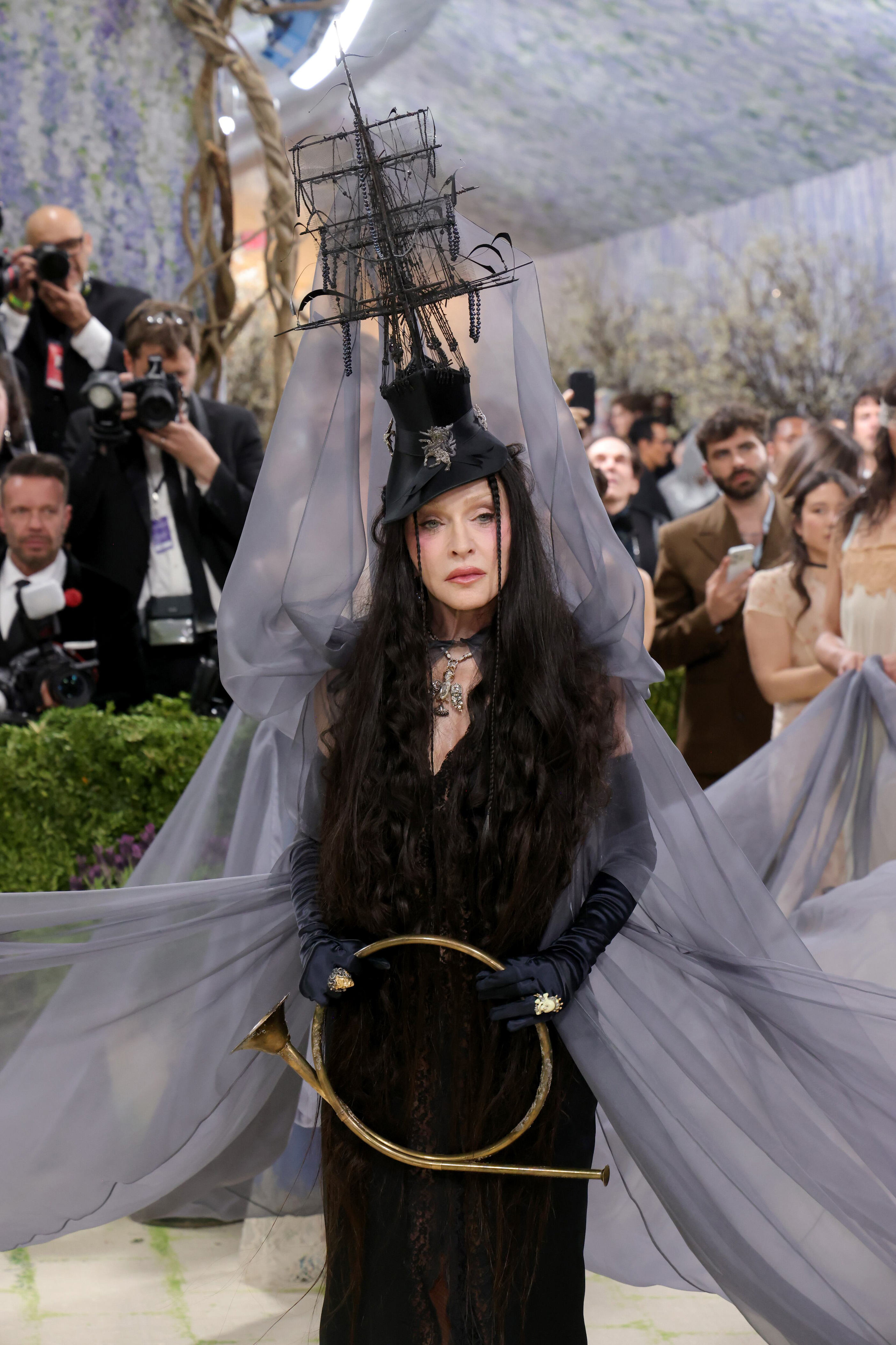 What was Madonna carrying at the Met Gala?