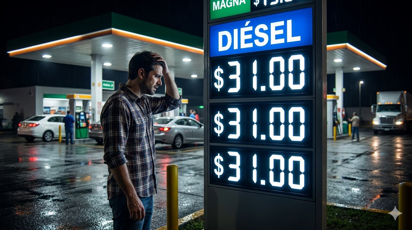 Prometieron 27, arranca en 31 pesos: así inicia mayo el diésel