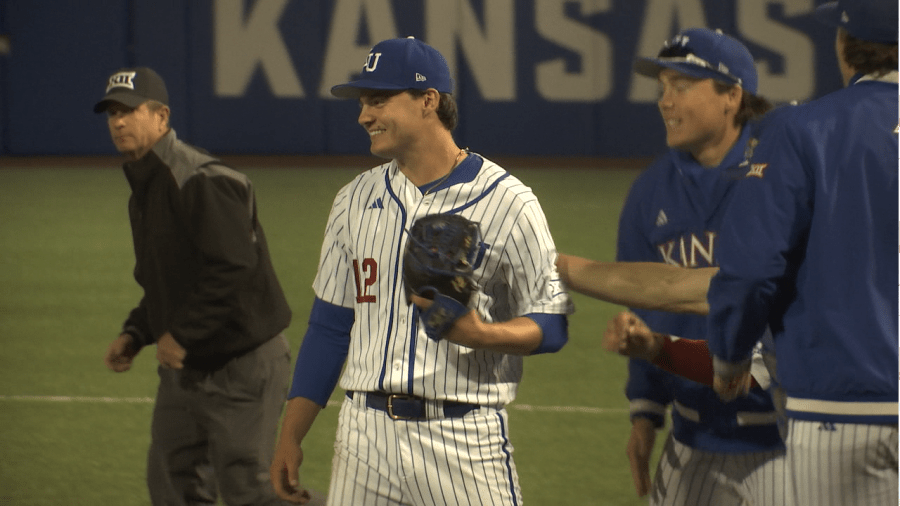 Kansas’ Dominic Voegele named Big 12 co-pitcher of the week