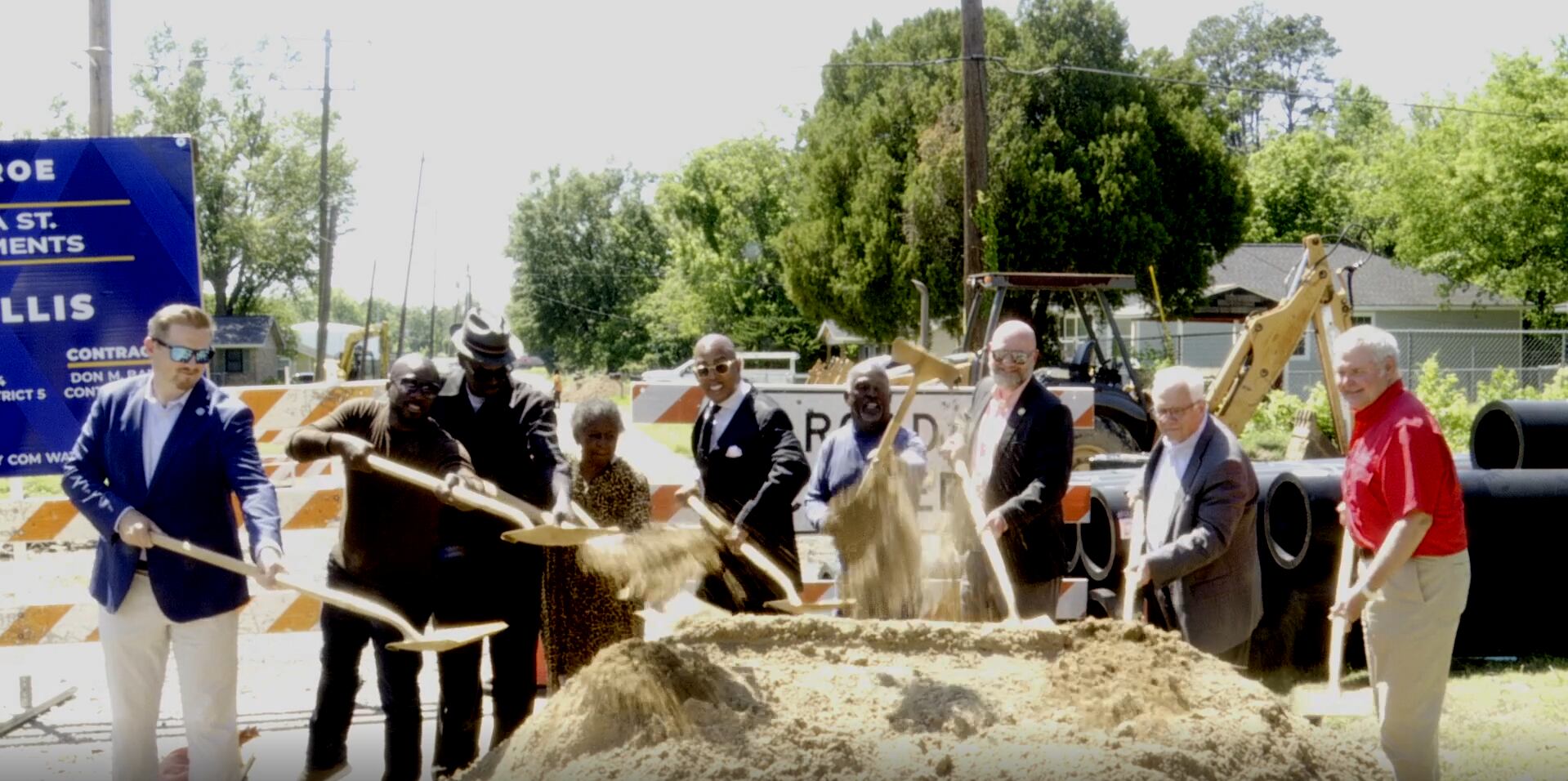City of Monroe breaks ground on Georgia Street and Thomas Road improvements