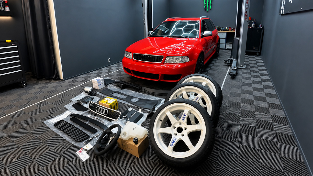 What happens when this Audi RS4 gets a full upgrade