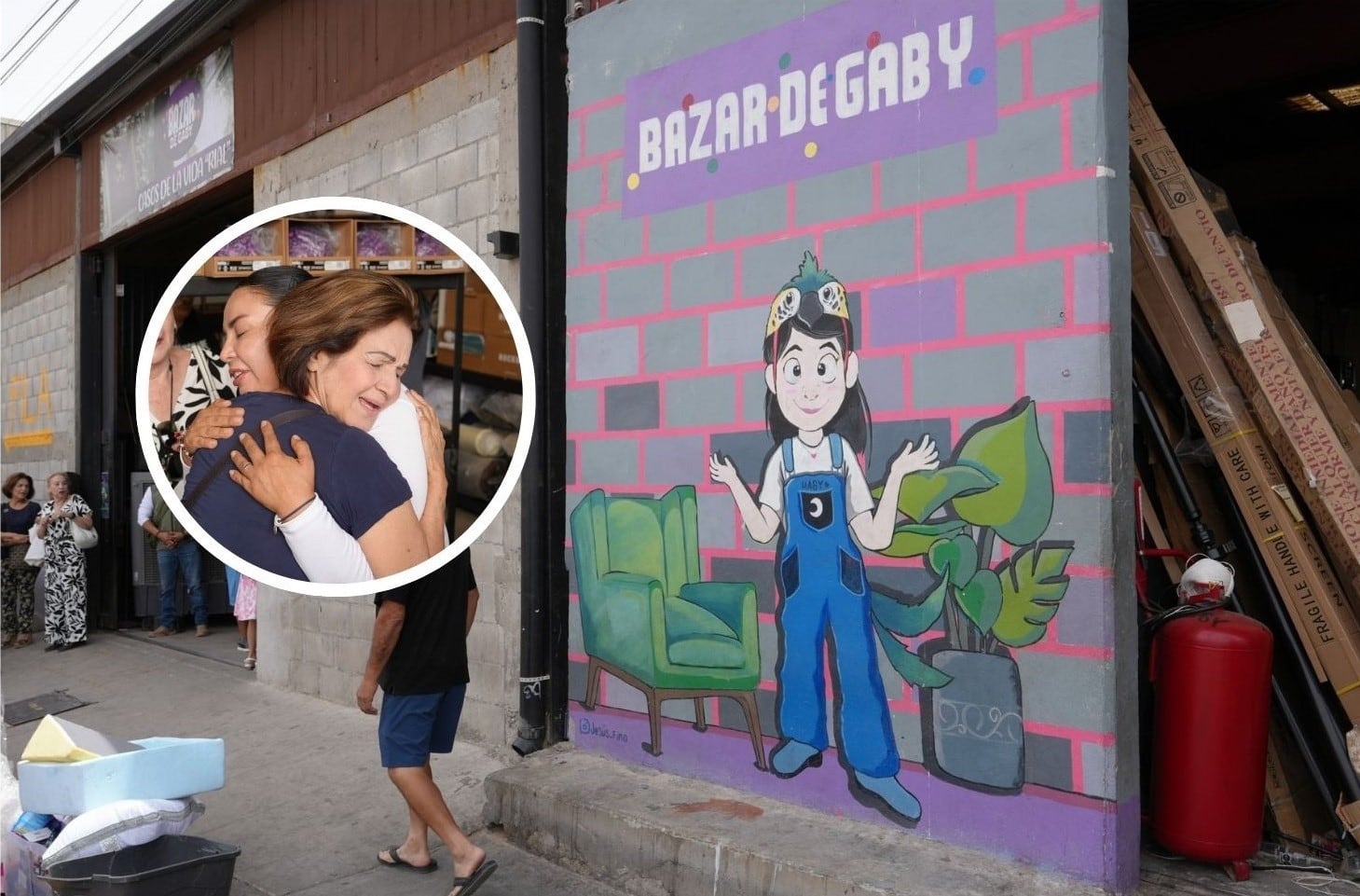 El bazar Gaby resiste: comunidad y apoyo tras un fin de semana de miedo